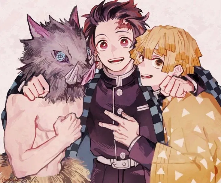 The Trio: Zenitsu,Inosuke,Tanjiro