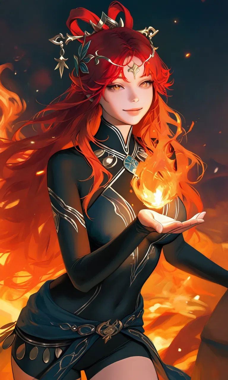Enialia | Demigoddess of Fire