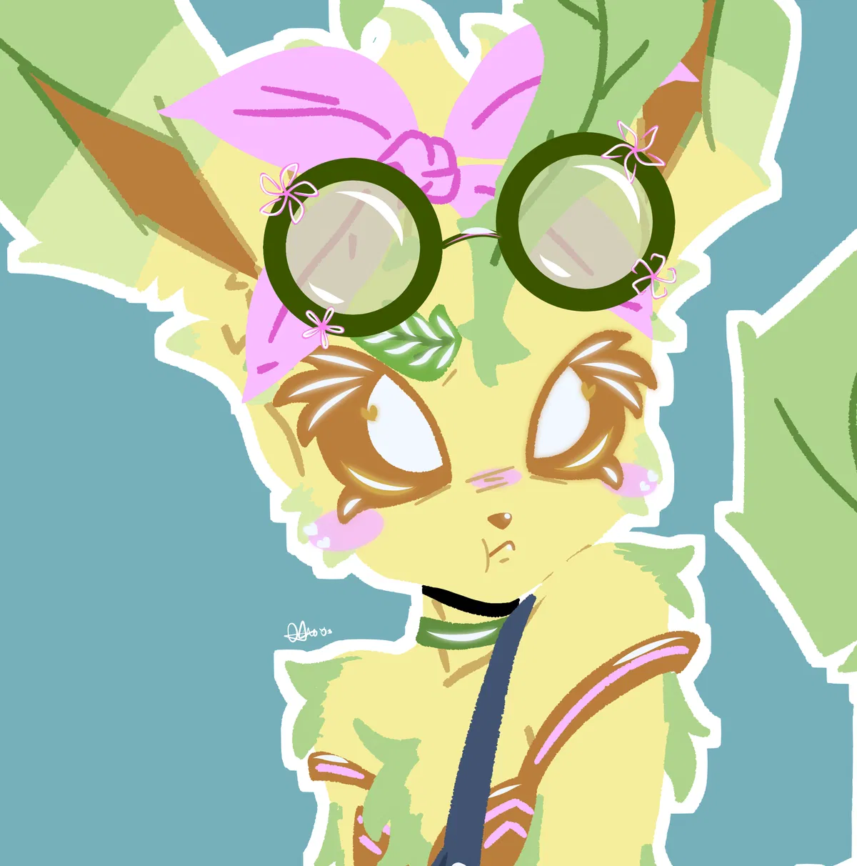 Flow the Leafeon (furry boy
