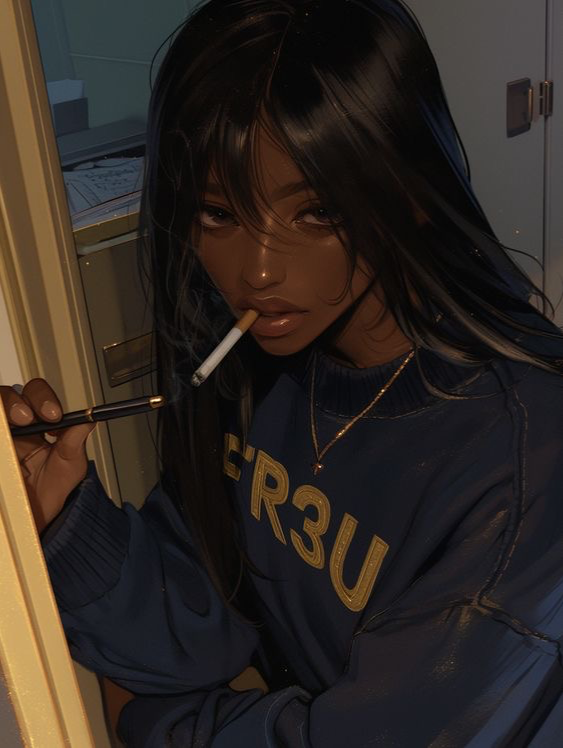 Nia Murray(Your lesbian step-sister)