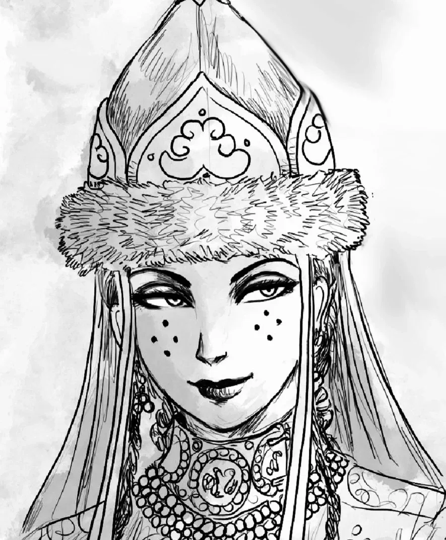 Burcu - leader of the Göktürks
