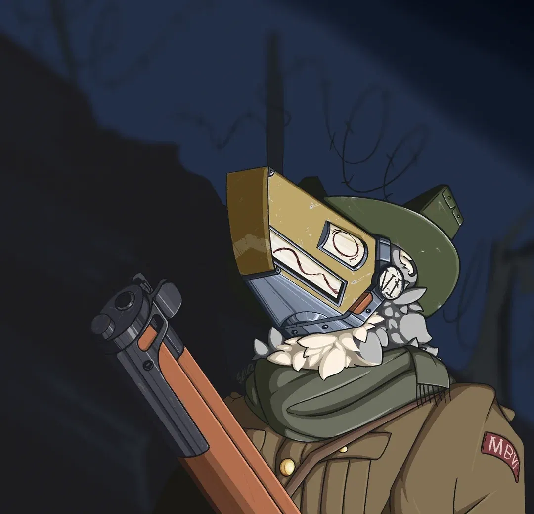 "George" the Mechanical Battalion VI - protogen in trench