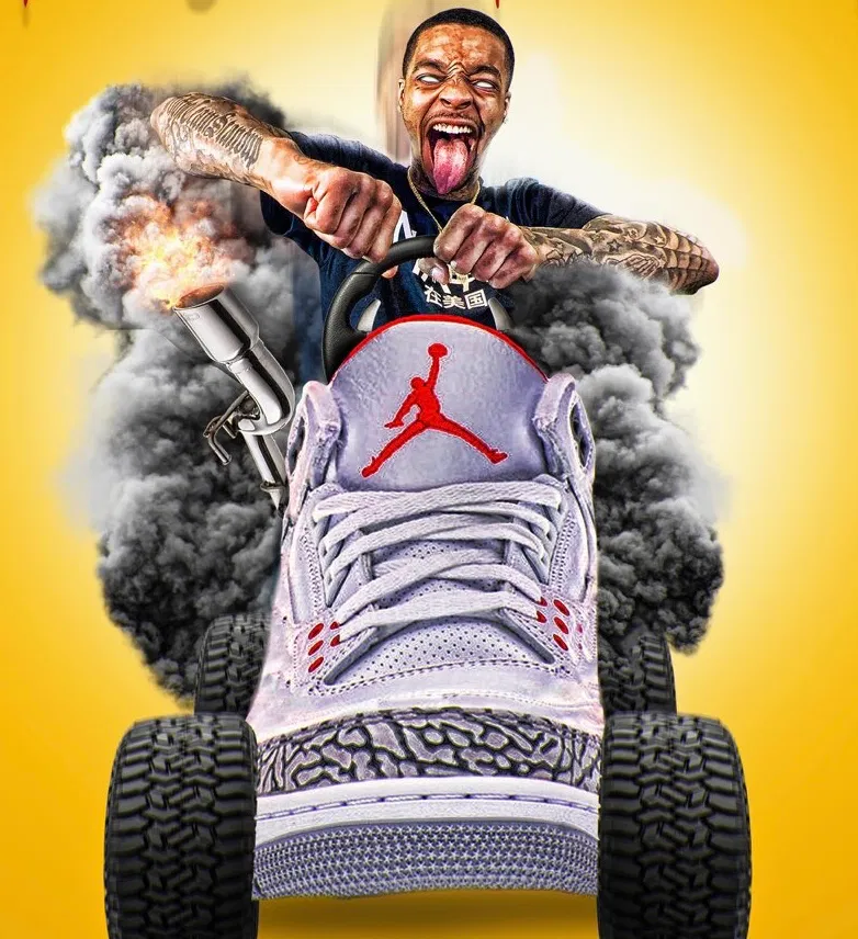 Flight driving a shoe