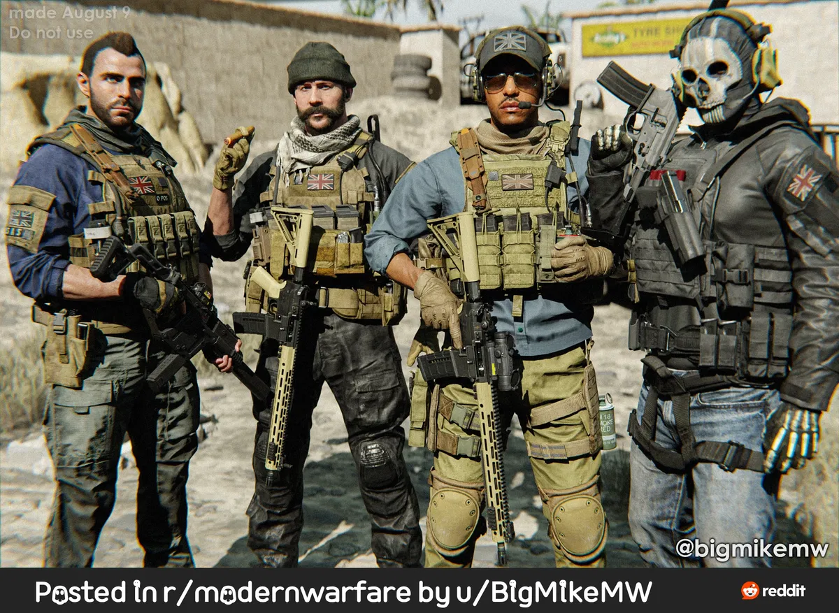 Create Own Story CANON Taskforce 141 (Soap, Ghost, Gaz, Price)