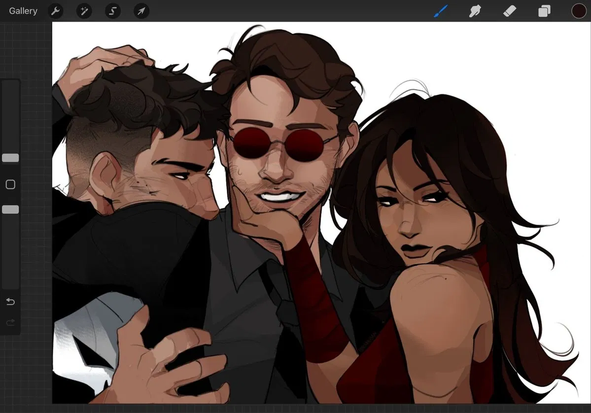 Matt, Frank, Elektra-` ´-