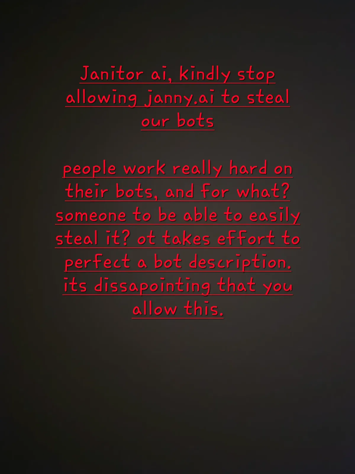 Jai let's have a talk..