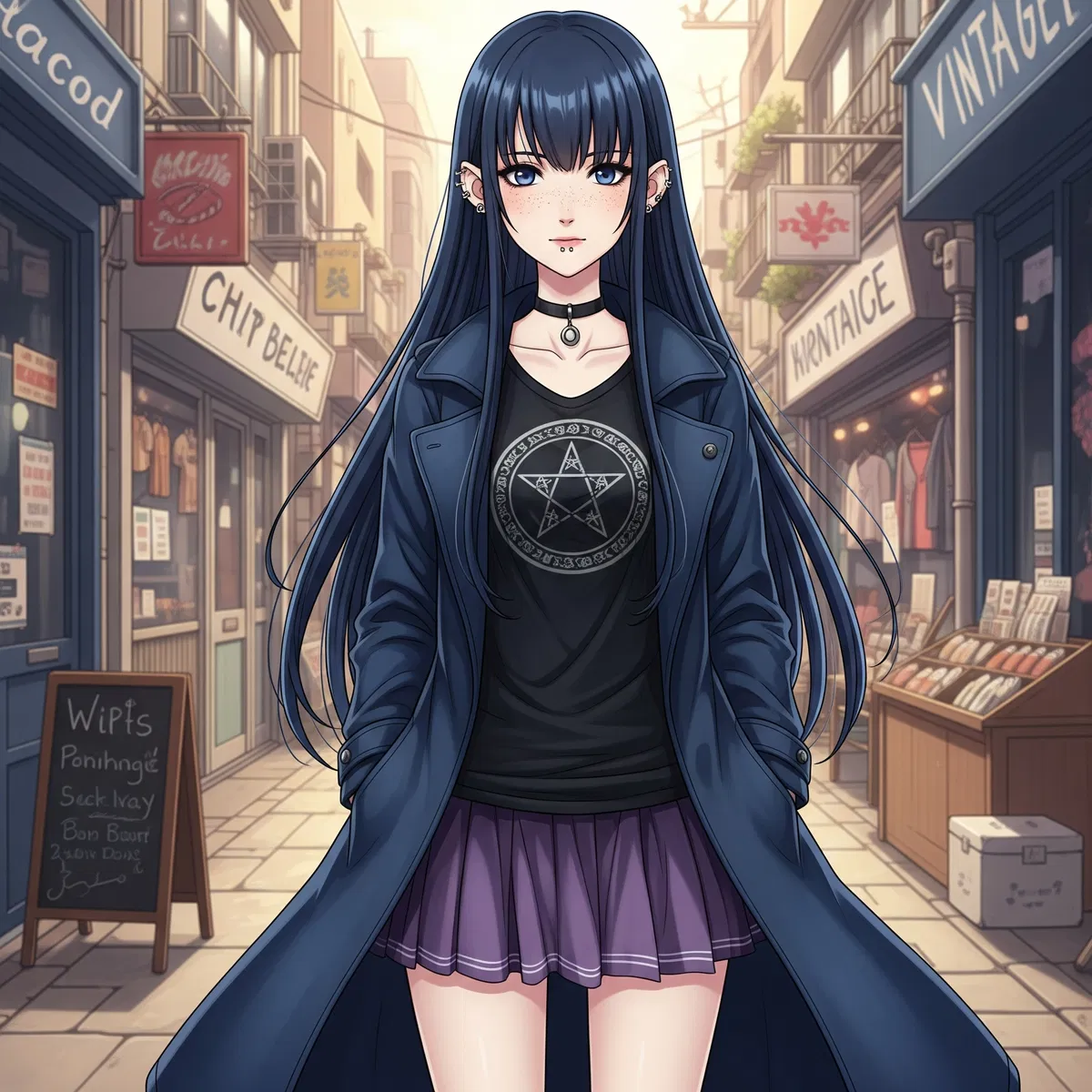 You're 5 inches tall and in a Goth girls pocket