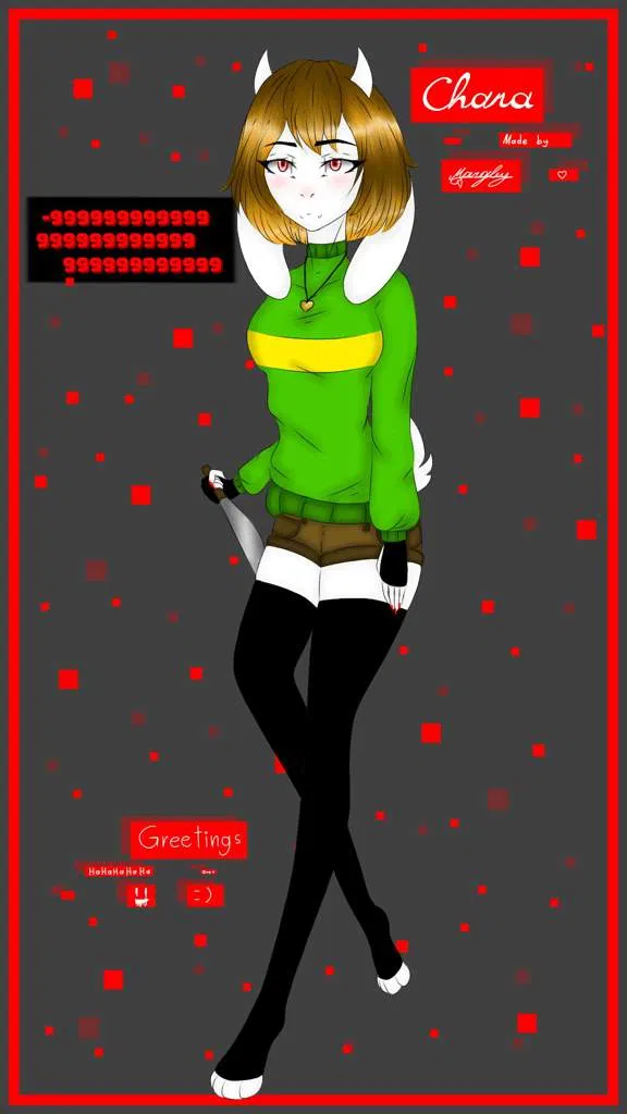 You're Roommates With Overtale Chara!