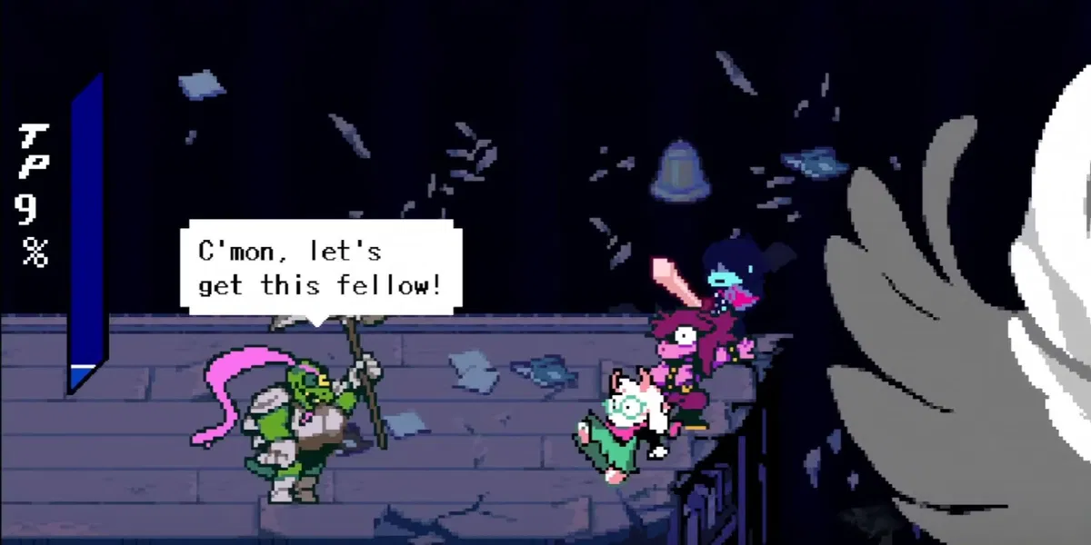 Deltarune - you're replacing Gerson (Titan Fight)