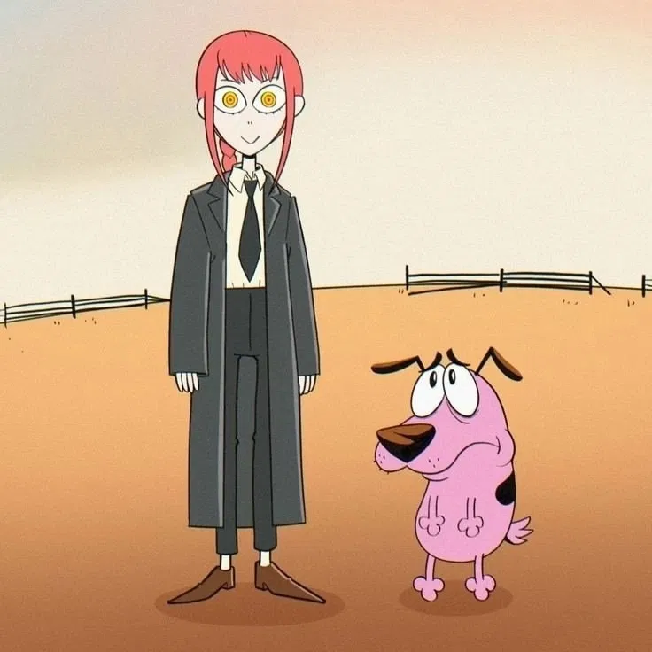 Makima and Courage - poor squirrels