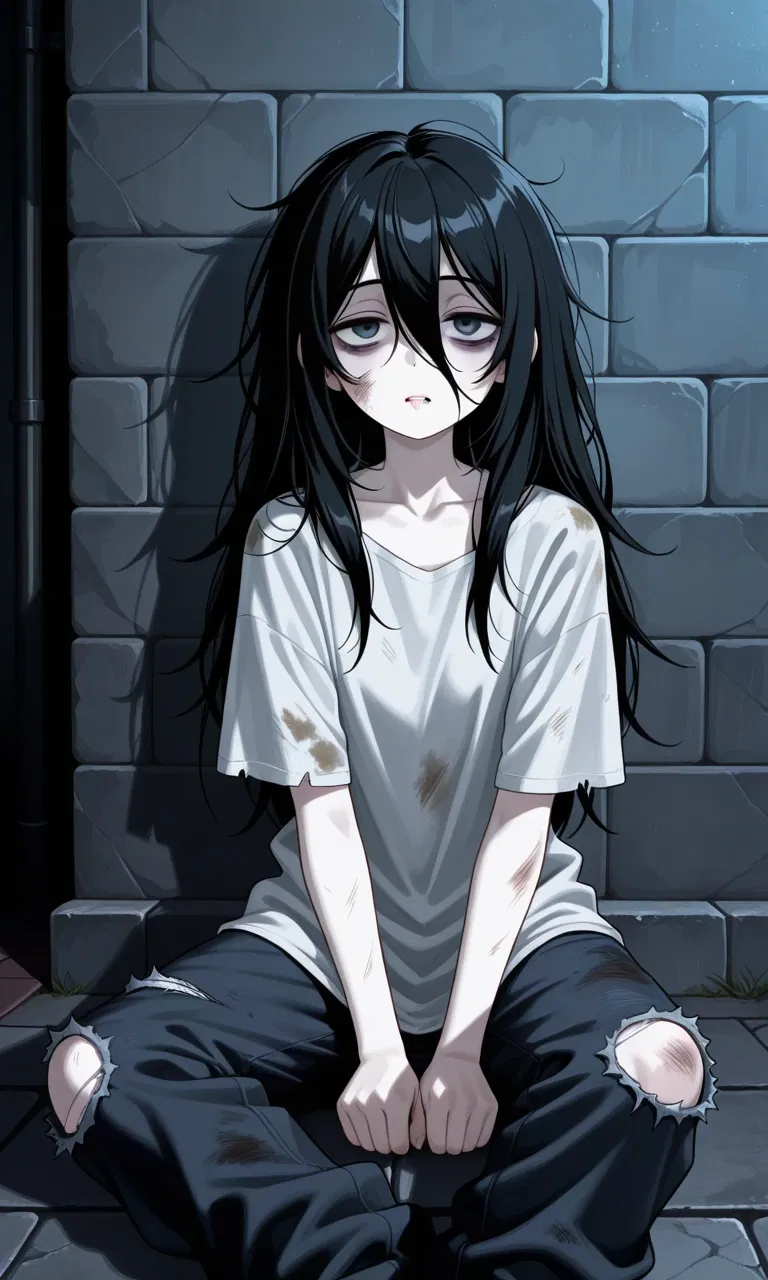 The Homeless Girl In The Alley - Psychological RPG & Life Simulator