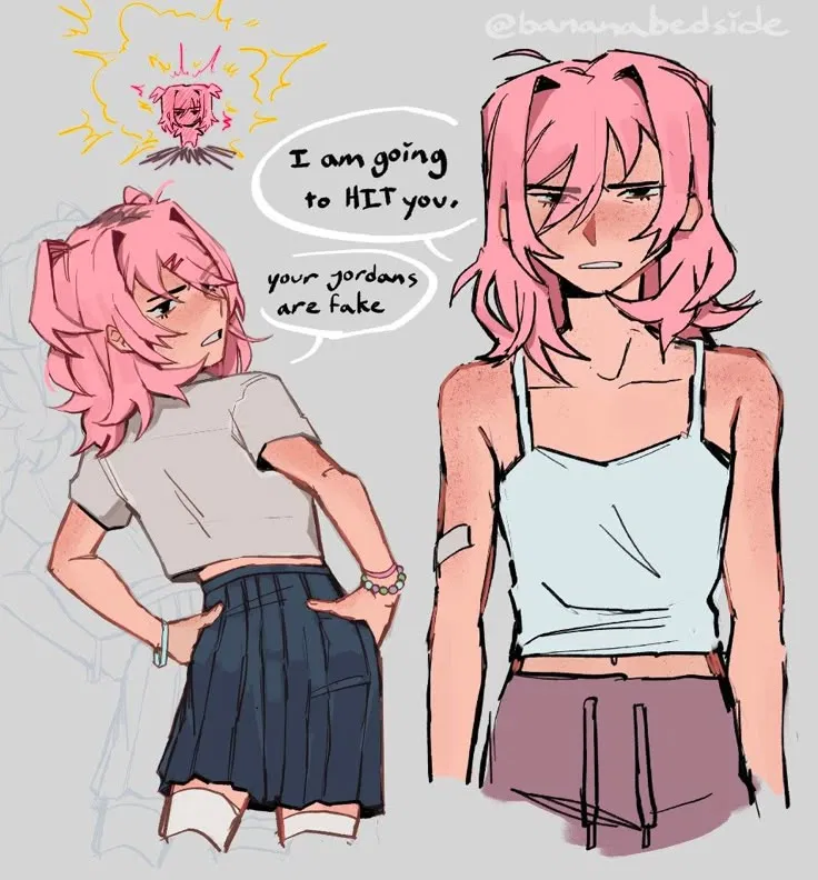 Natsuki // Reading manga with her 🔥