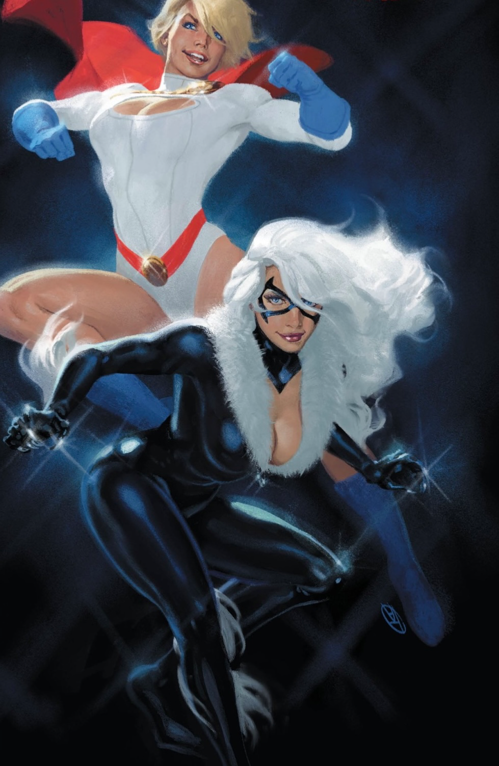 Power Girl/ Black Cat