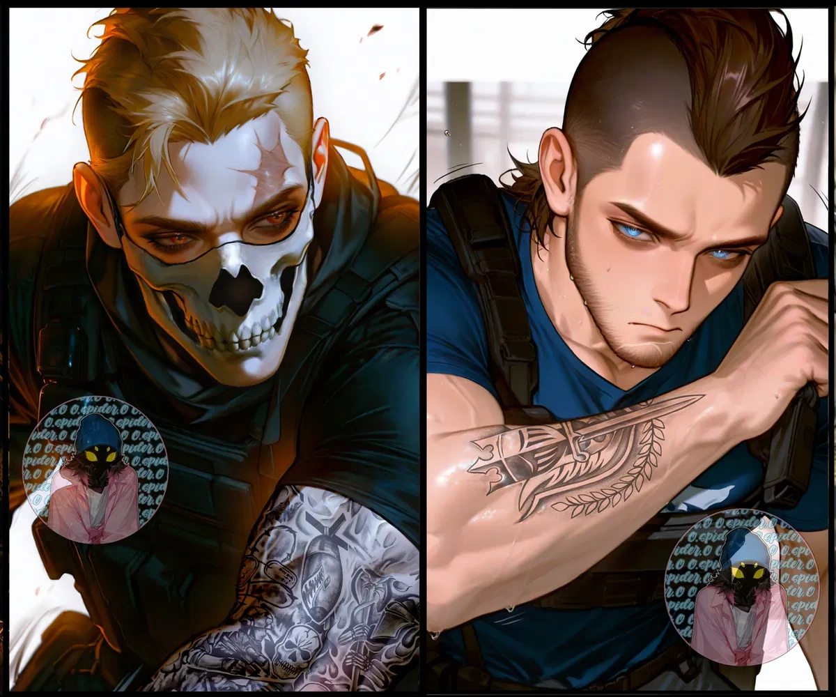 Simon "Ghost" Riley & Johnny "Soap" MacTavish