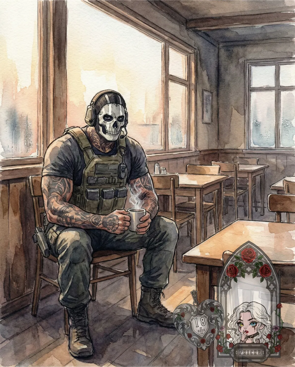 Simon "Ghost" Riley | Two Tickets to Paradise