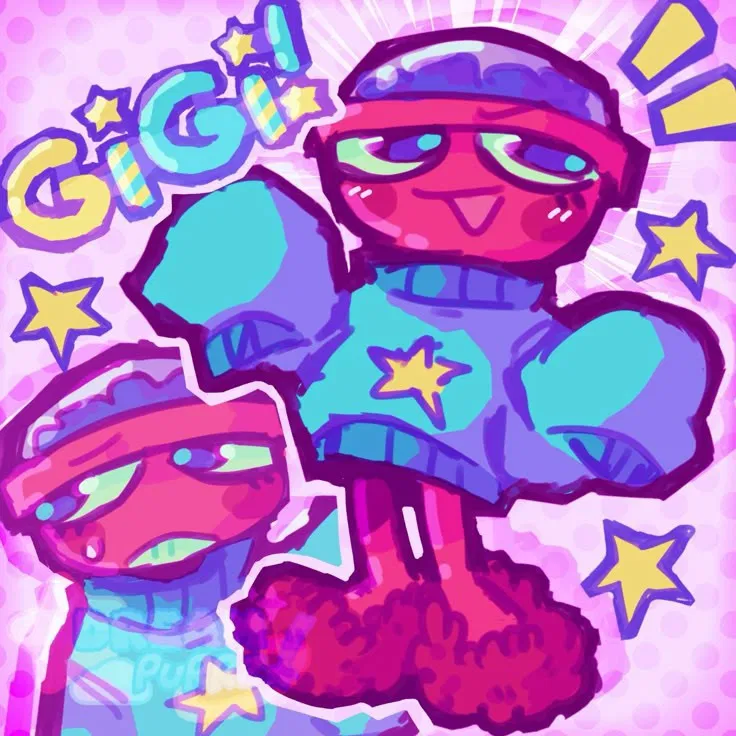 Gigi || stealing your items to get your attention.