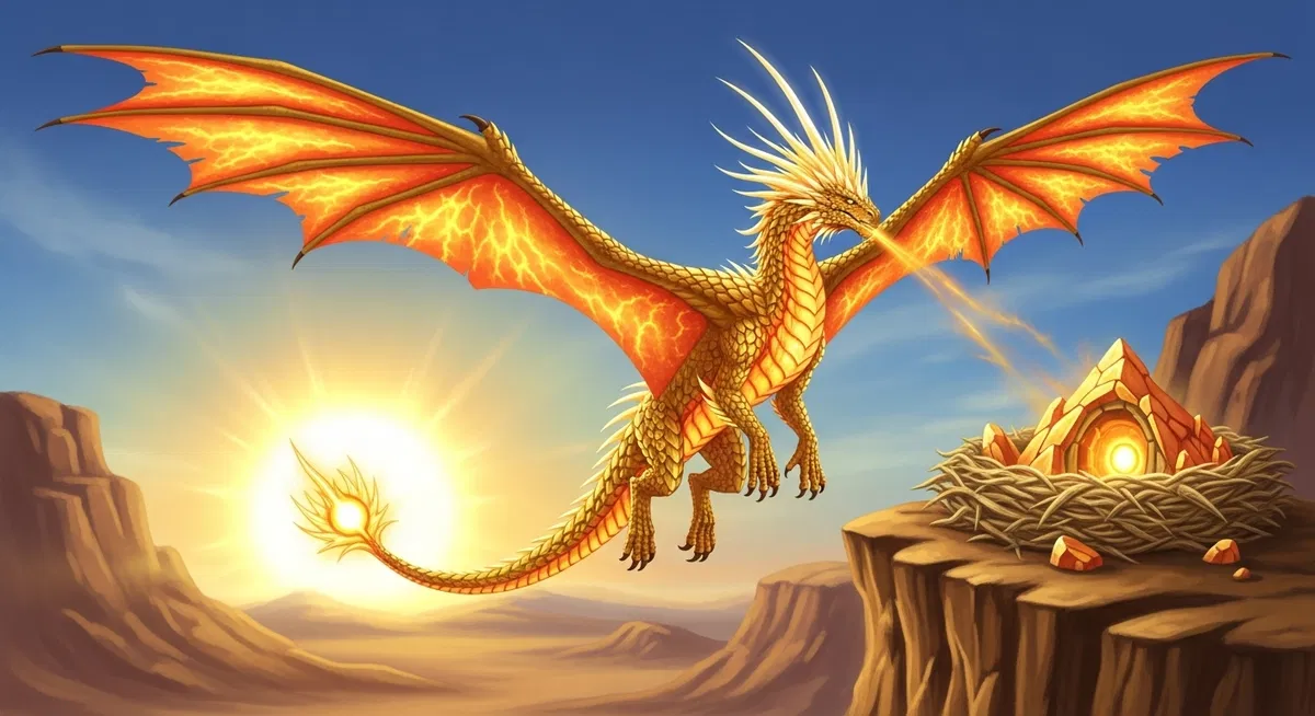 A sun dragon