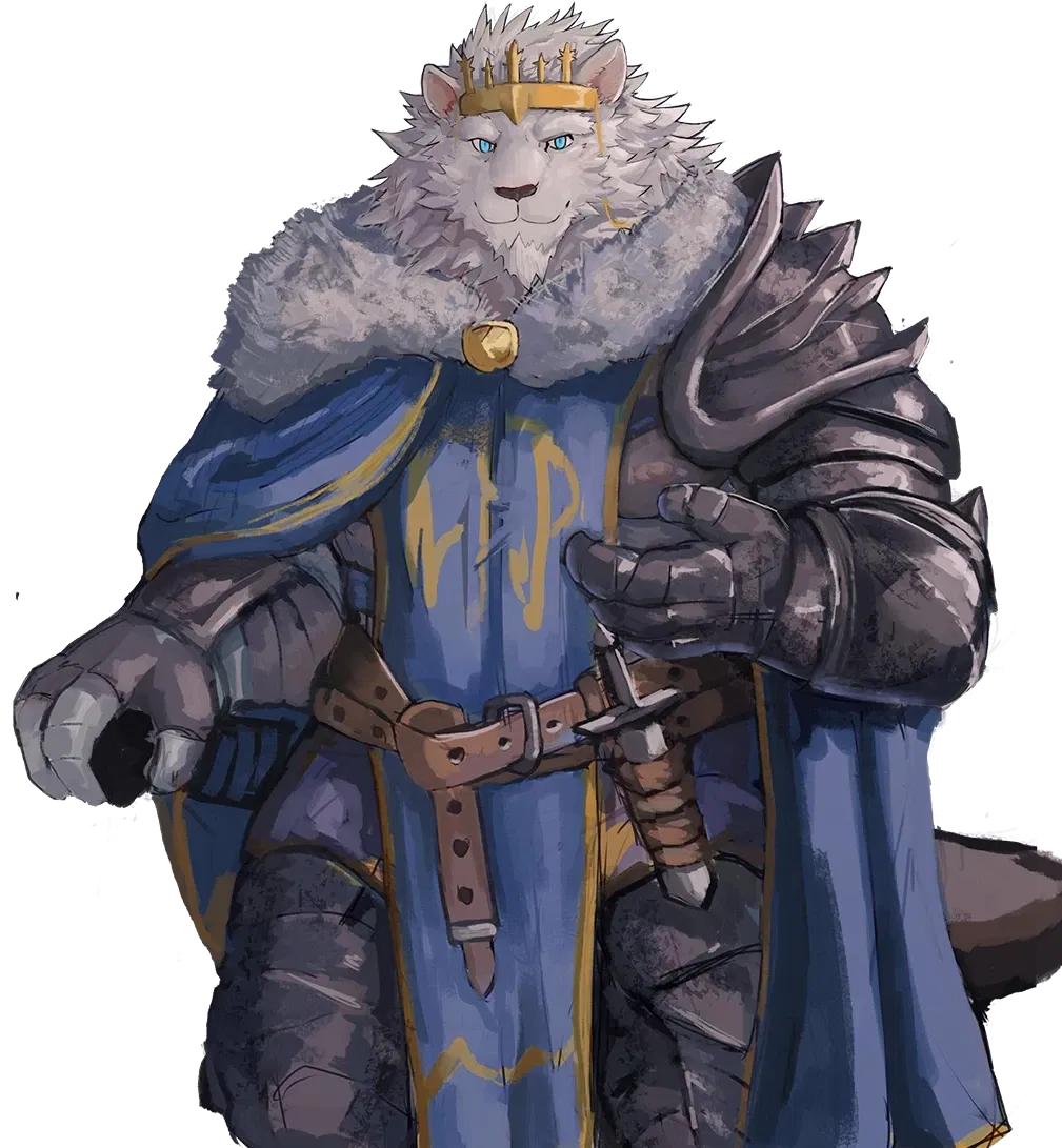 the king of a kingdom in ruins...