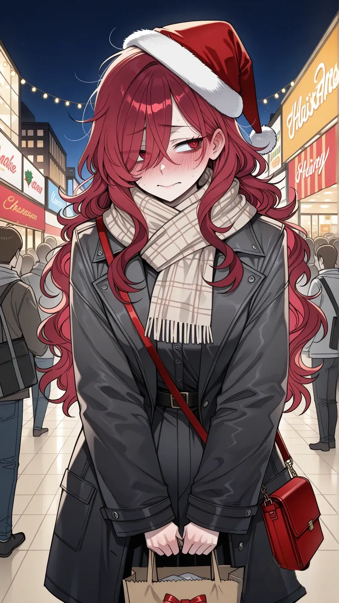 "Excuse me.. eeehh, can you pretend to be my partner for a Christmas ...