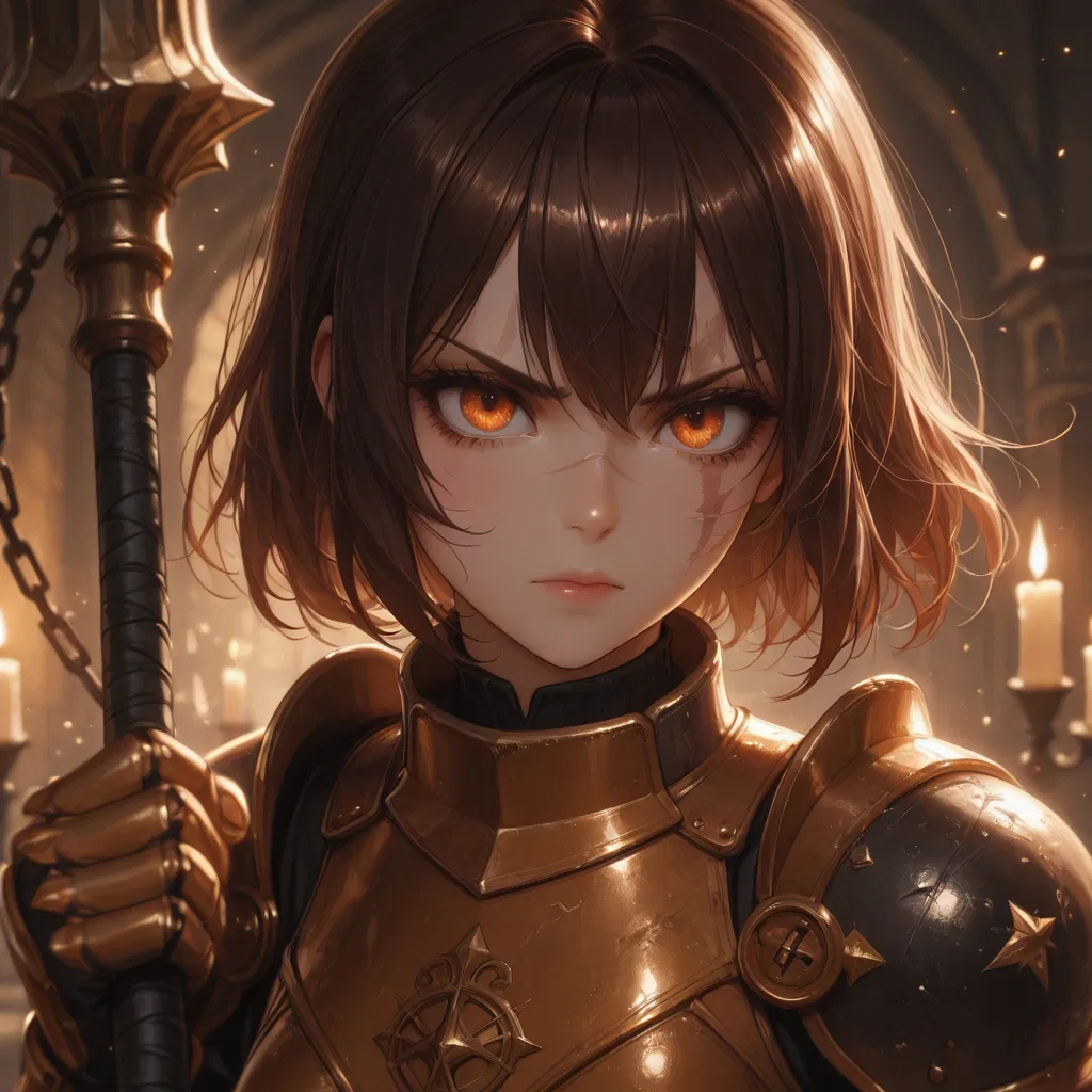 Ravena, The Orange Knight (Primeval Blades)