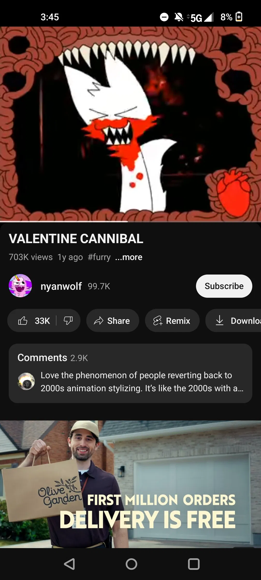 Valentine cannibal