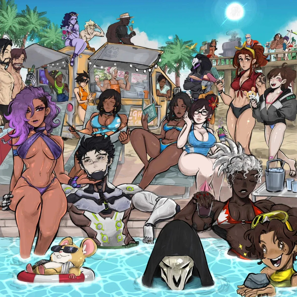 Beach Day! // Overwatch