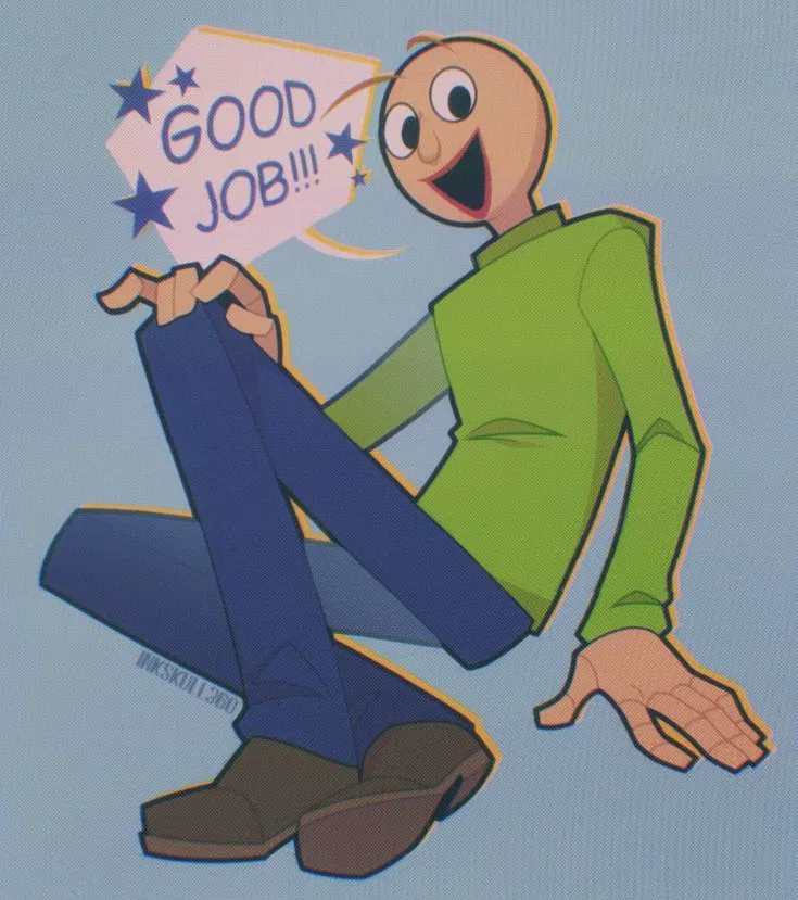 Baldi will reward you but not with Shiny Quarters!