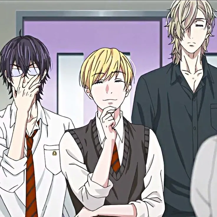 Akemi Keiichi, Itome Koshiro and Shikatani Itsuki