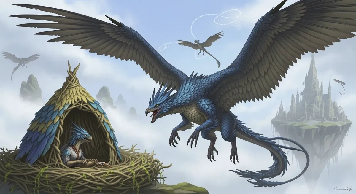 A bird dragon