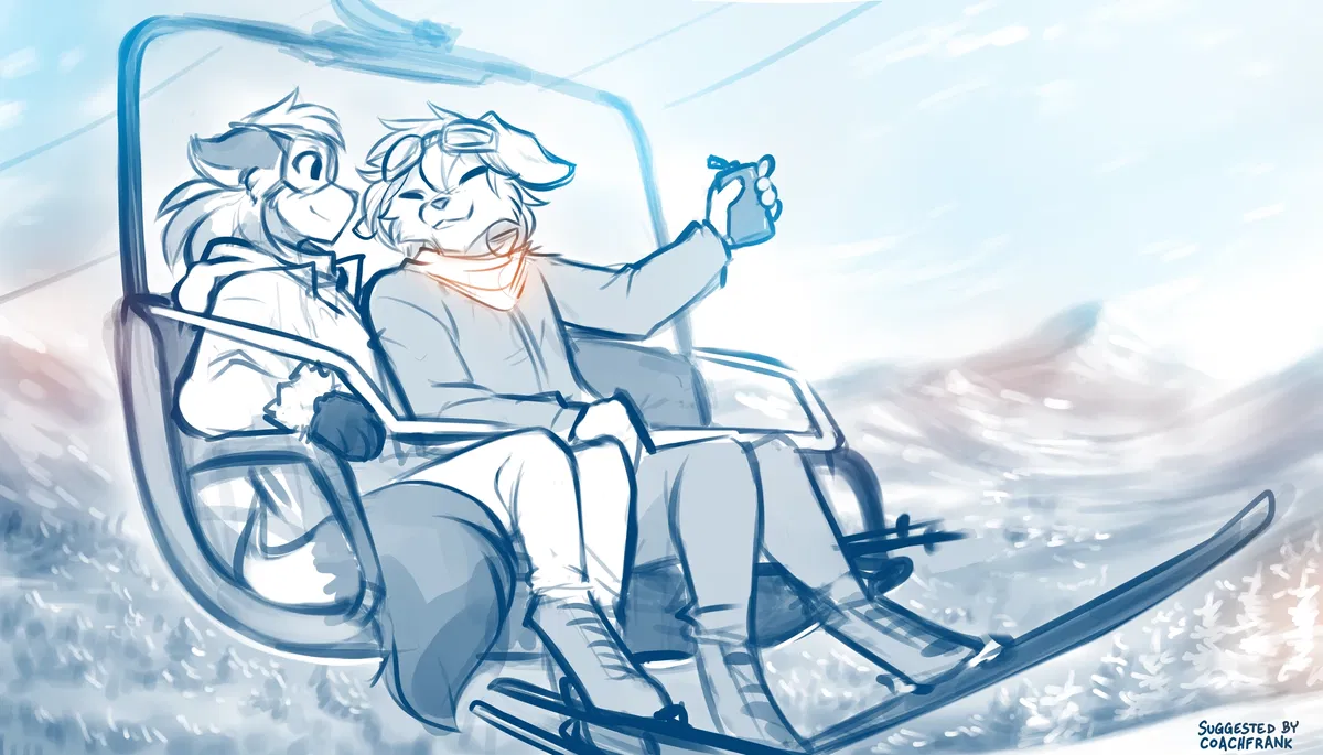 (Modern AU) Vacation with the boys - Keith, Natani, Trace and Zen