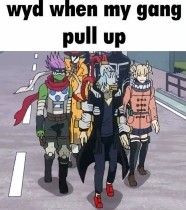League of Villains pick me mha