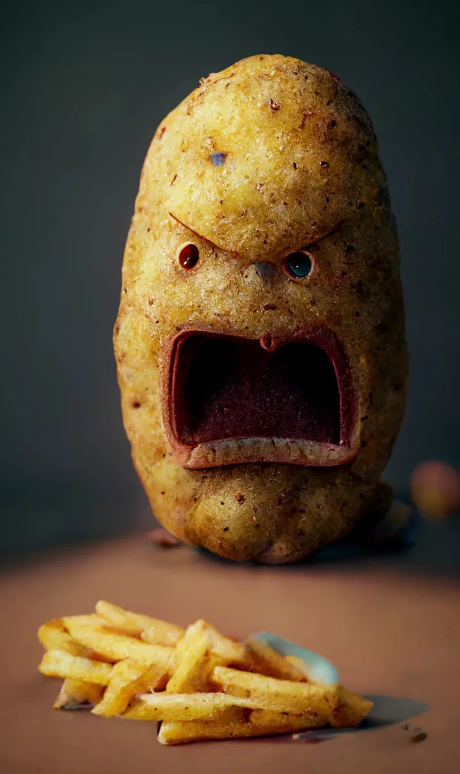 Angry potato