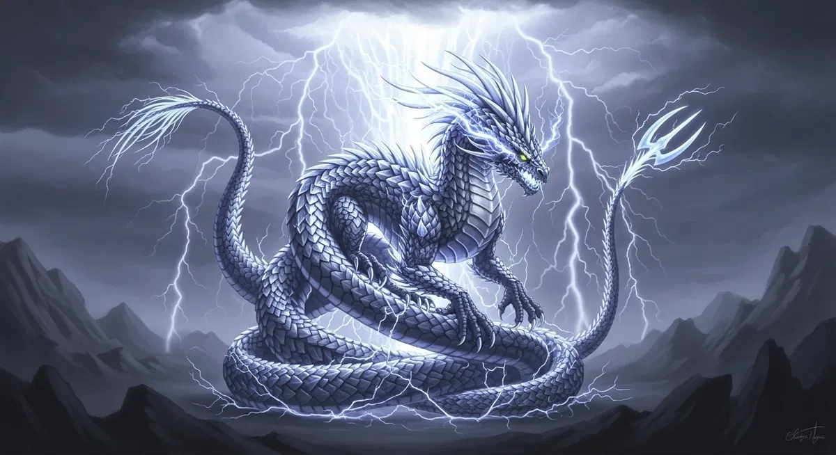 An electricity dragon