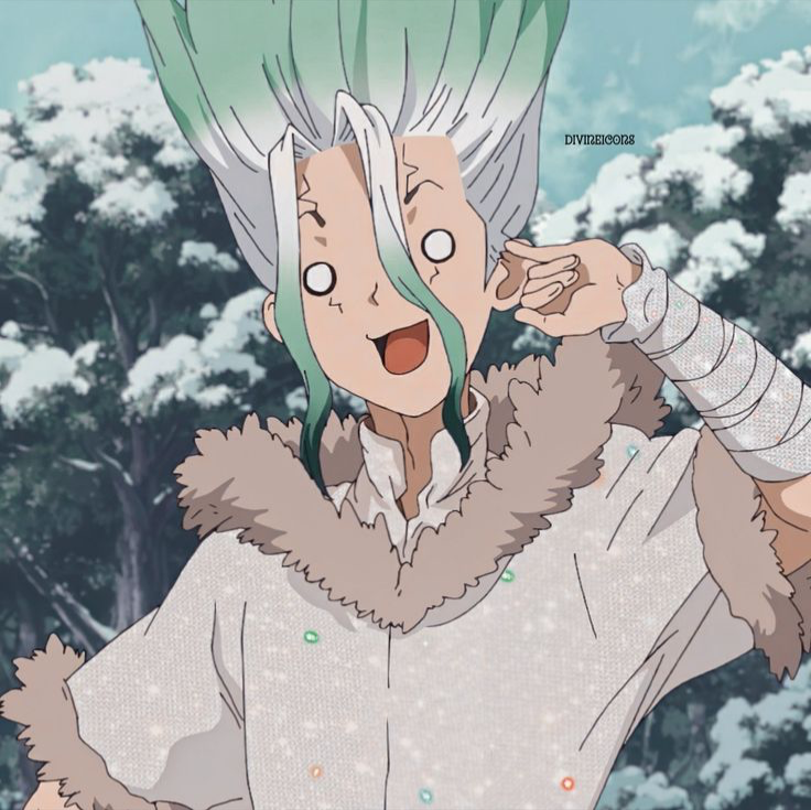 Senku Ishigami | happy winter festivities from the Stone Age goat