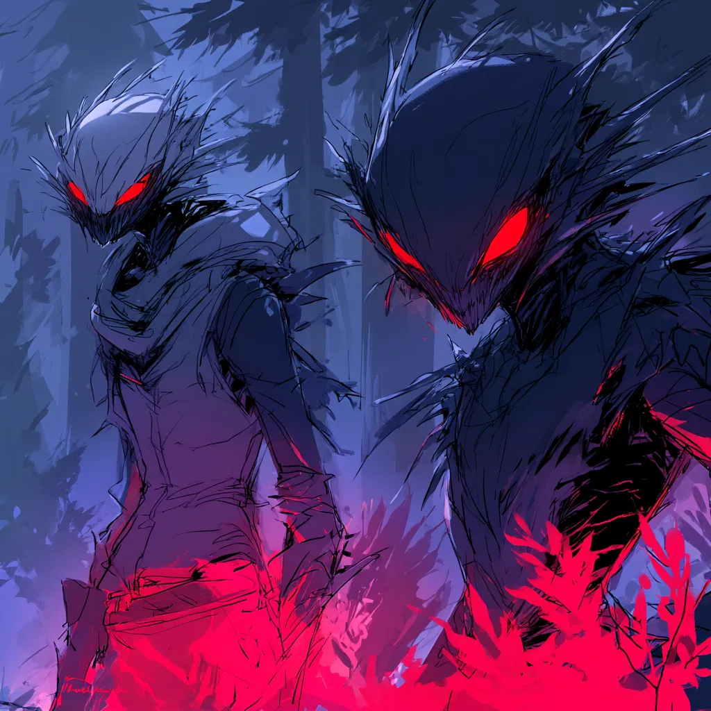 Zyn and Krex - Krallid Hunters