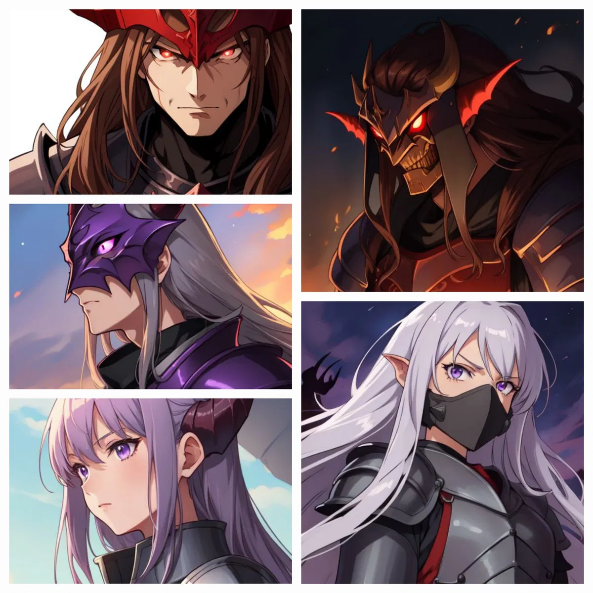 Hero Party Vs. Demon King of Midnight Vermillion & Four Generals of the ...