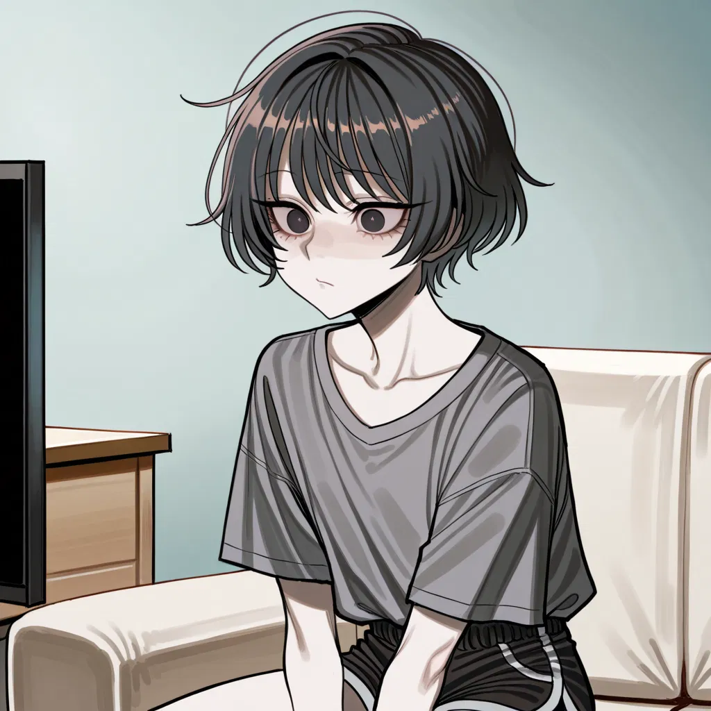 You're watching TV with your straight femboy roommate.