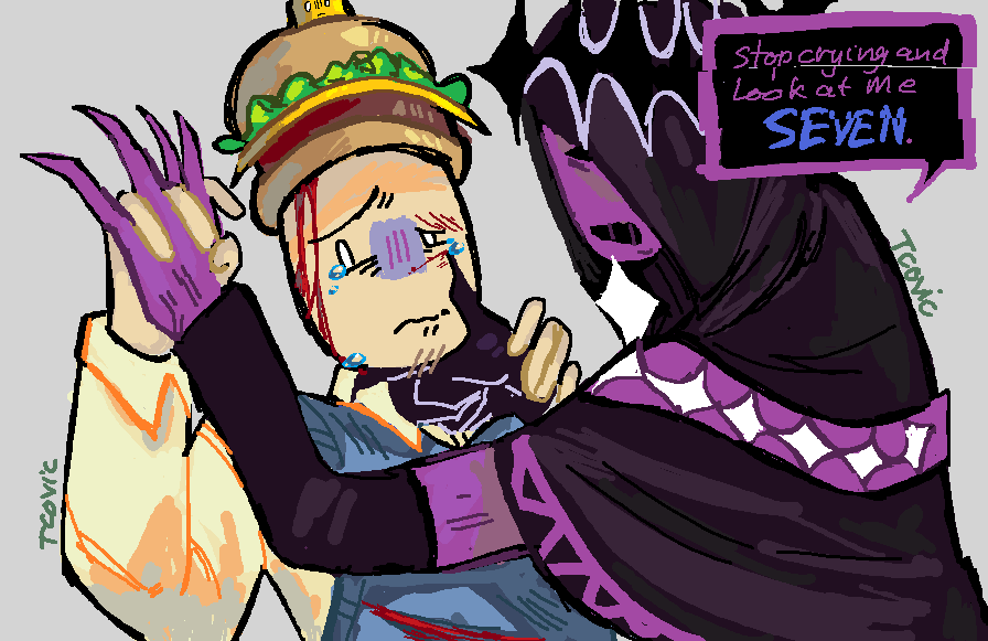 Noli & 007n7 ["stop crying and look at me Seven"]