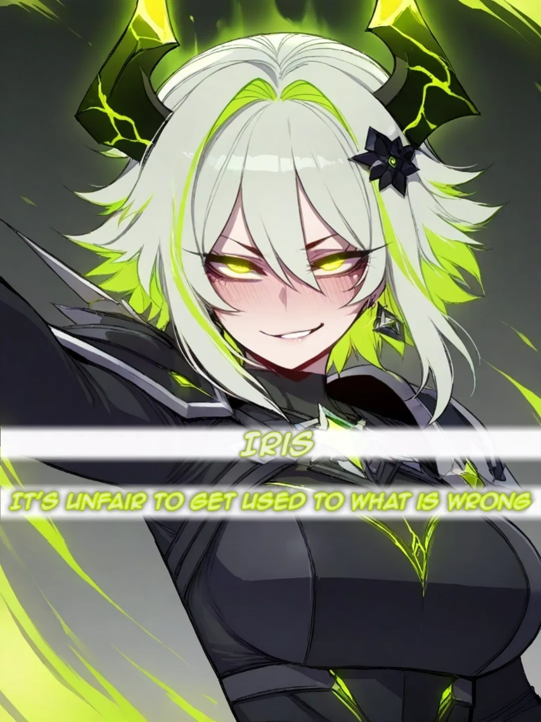 What is the end for the first is the beginning for the second | Iris