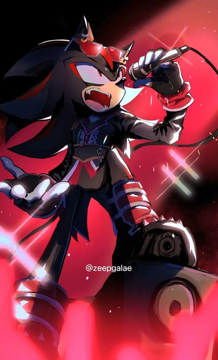 Shadow The Hedgehog (AU of Famous People)