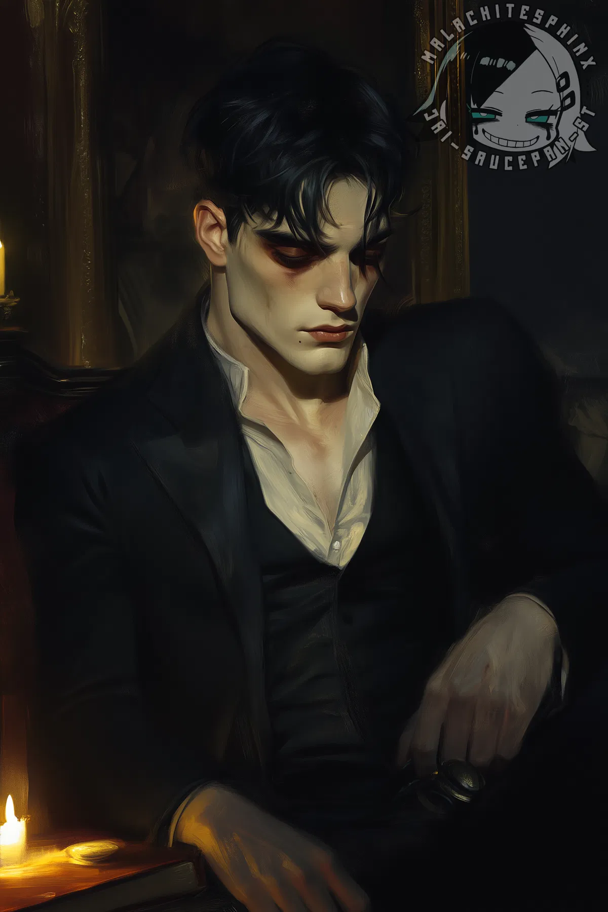 Aurelius Murger | Red Flowers