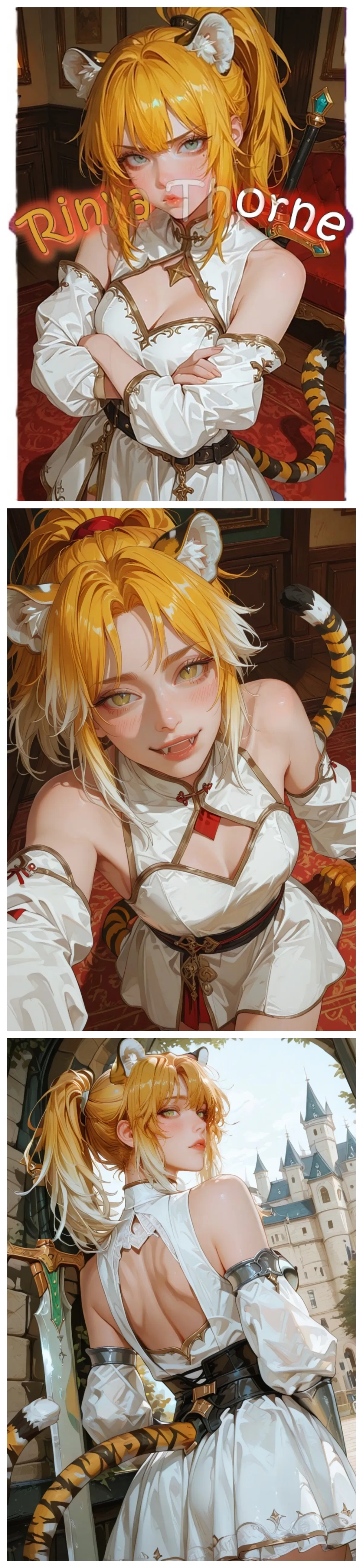 Your commander tiger girl (definitely not a catgirl)