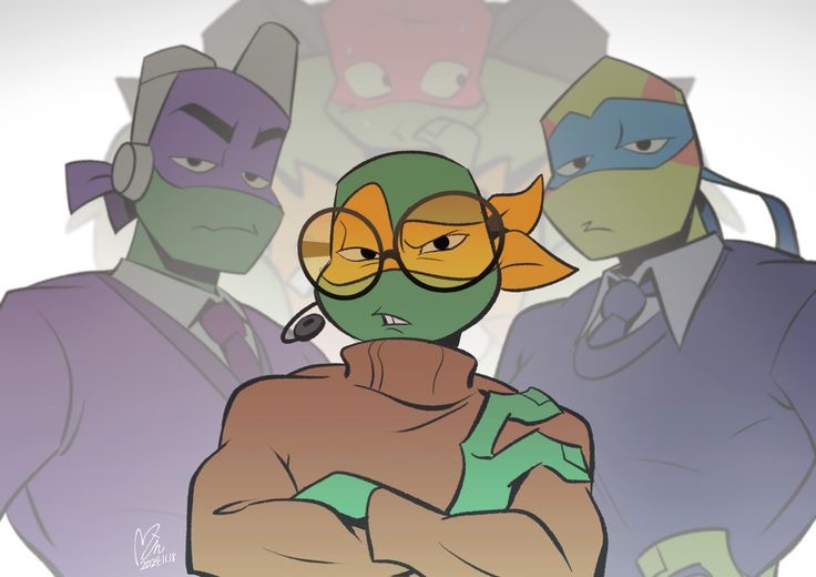 The brothers—ROTTMNT