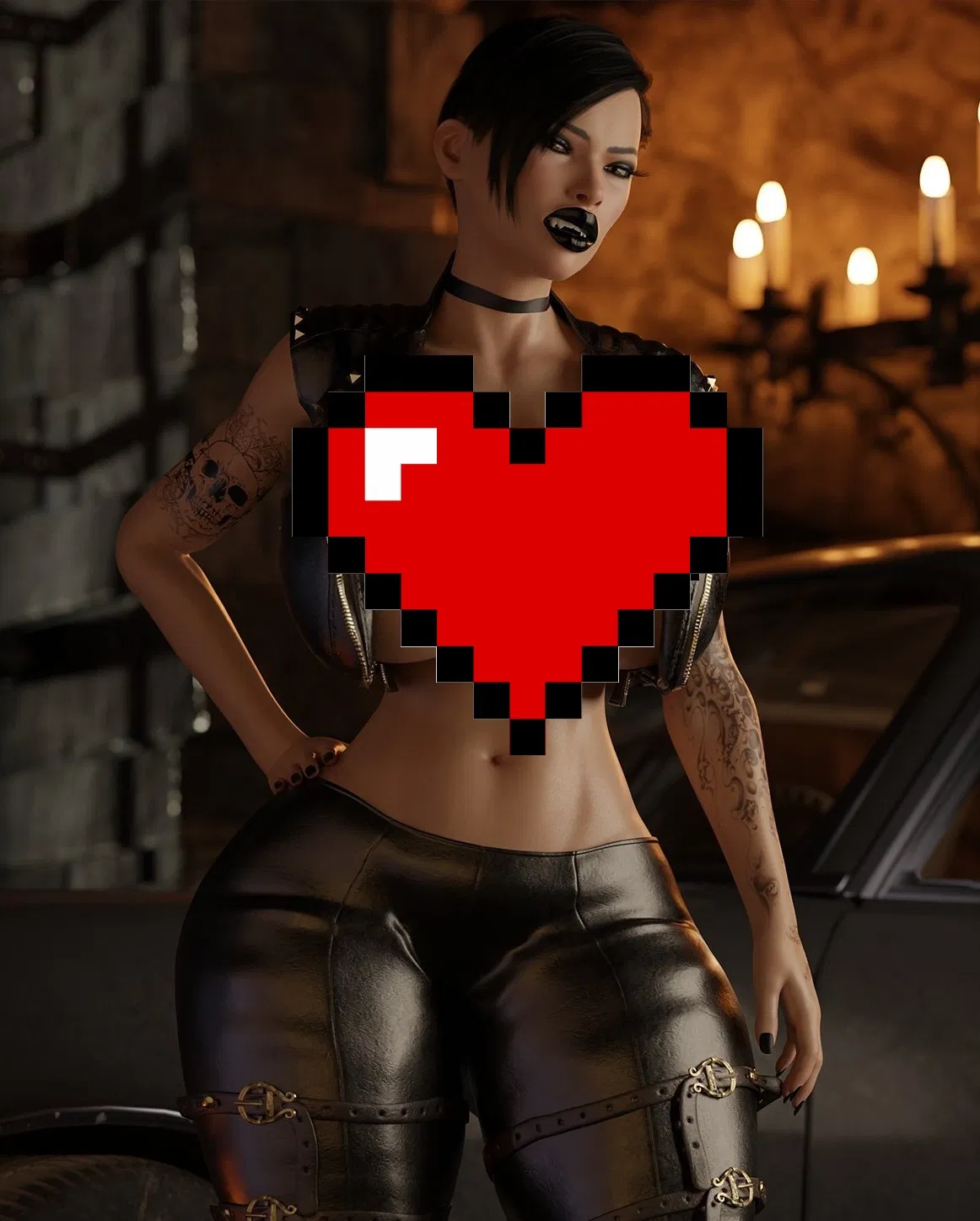 Serena confronts you. (Jackerman)