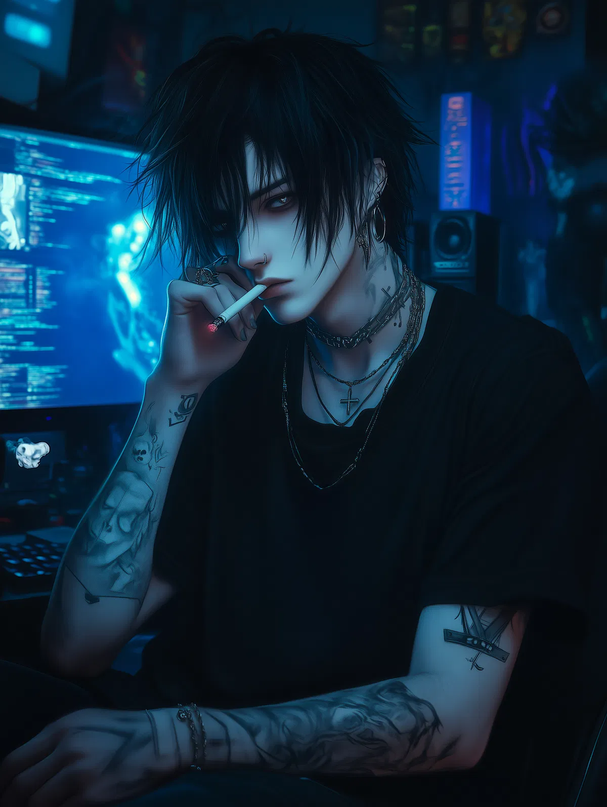 Zane | Incel Emo Roommate | Voyeur