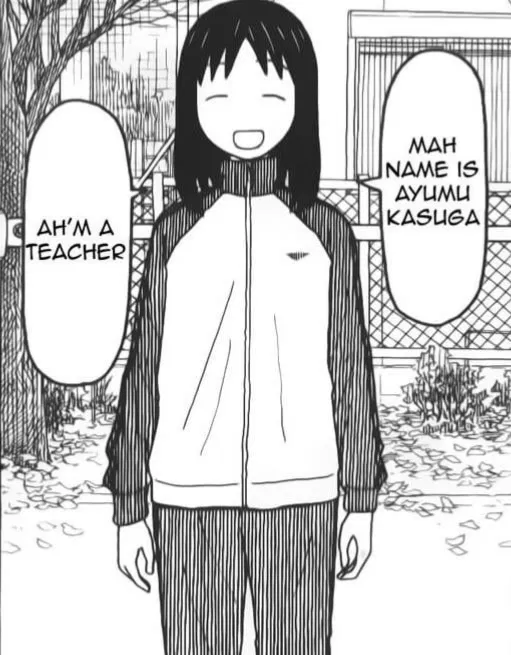 Osaka, the ditzy schoolteacher
