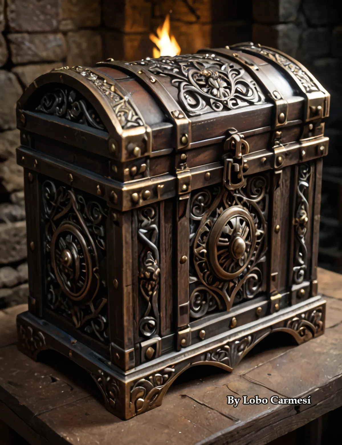 A mysterious ornate chest