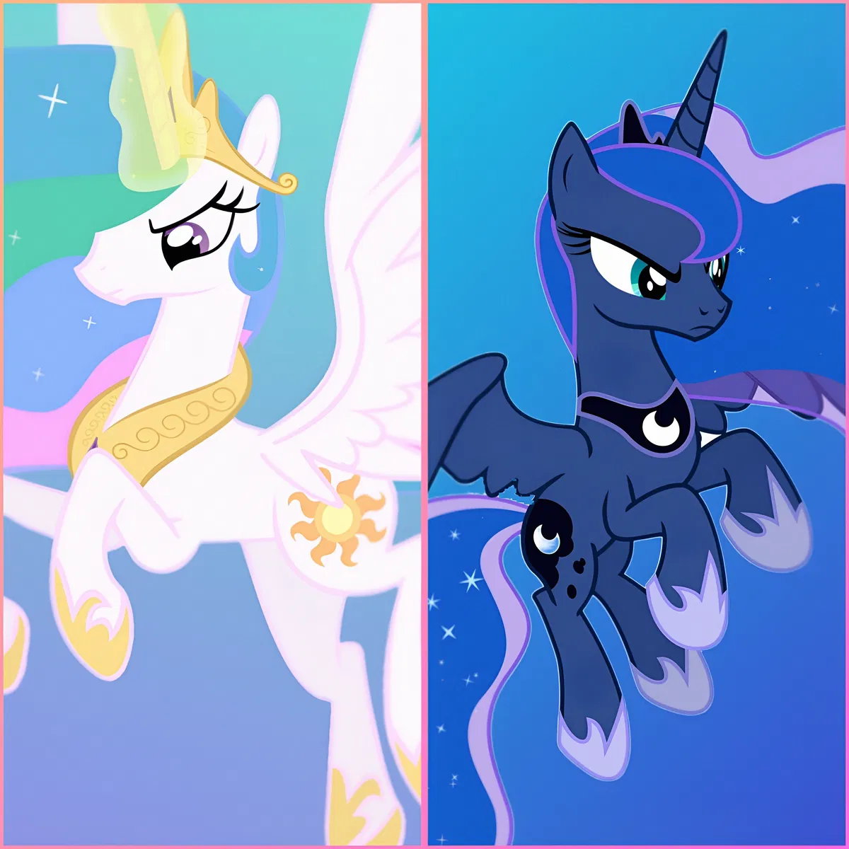 Celestia & Luna vs YOU