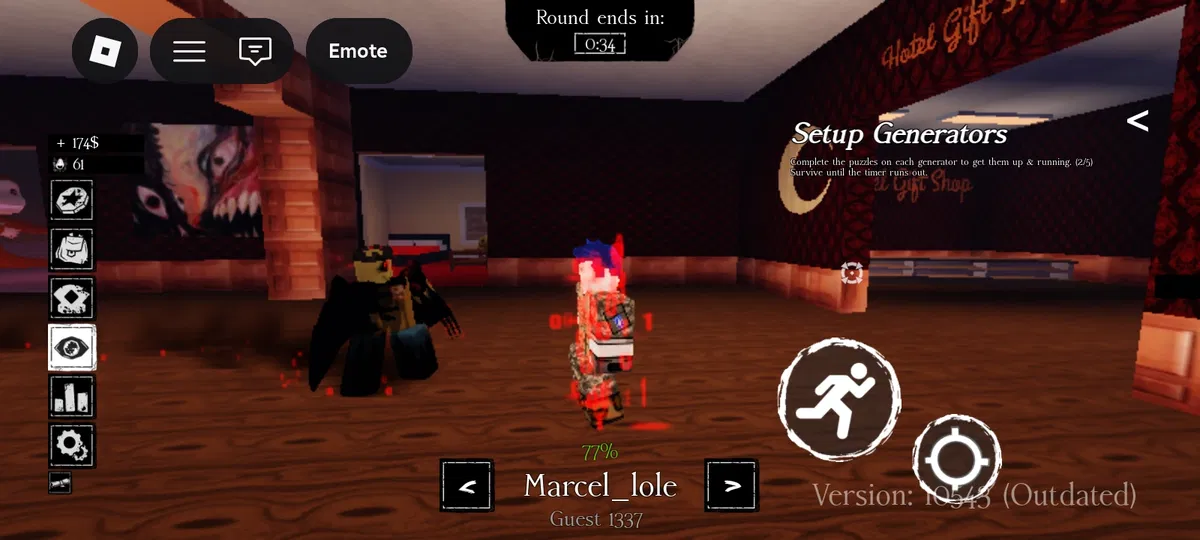 Random ahh screenshot I got while playing forsaken