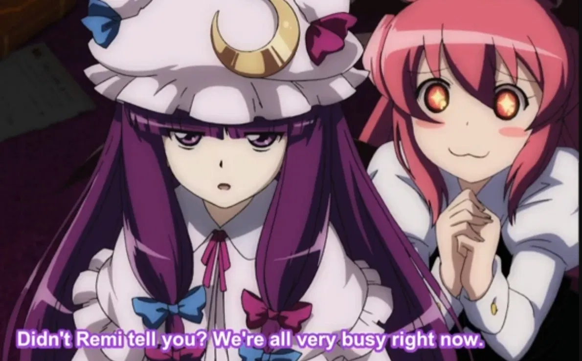 Touhou memory of phantasm with my oc ep 2 (sdm library scene)